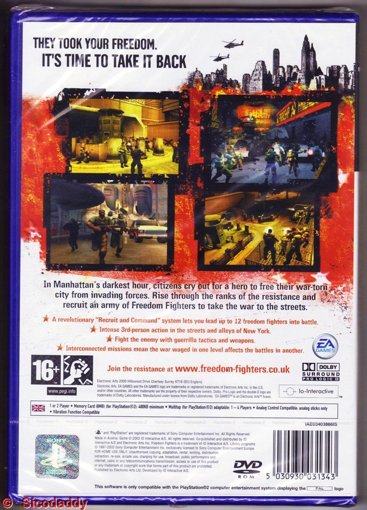 Freedom Fighters (PS2) by Electronic Arts