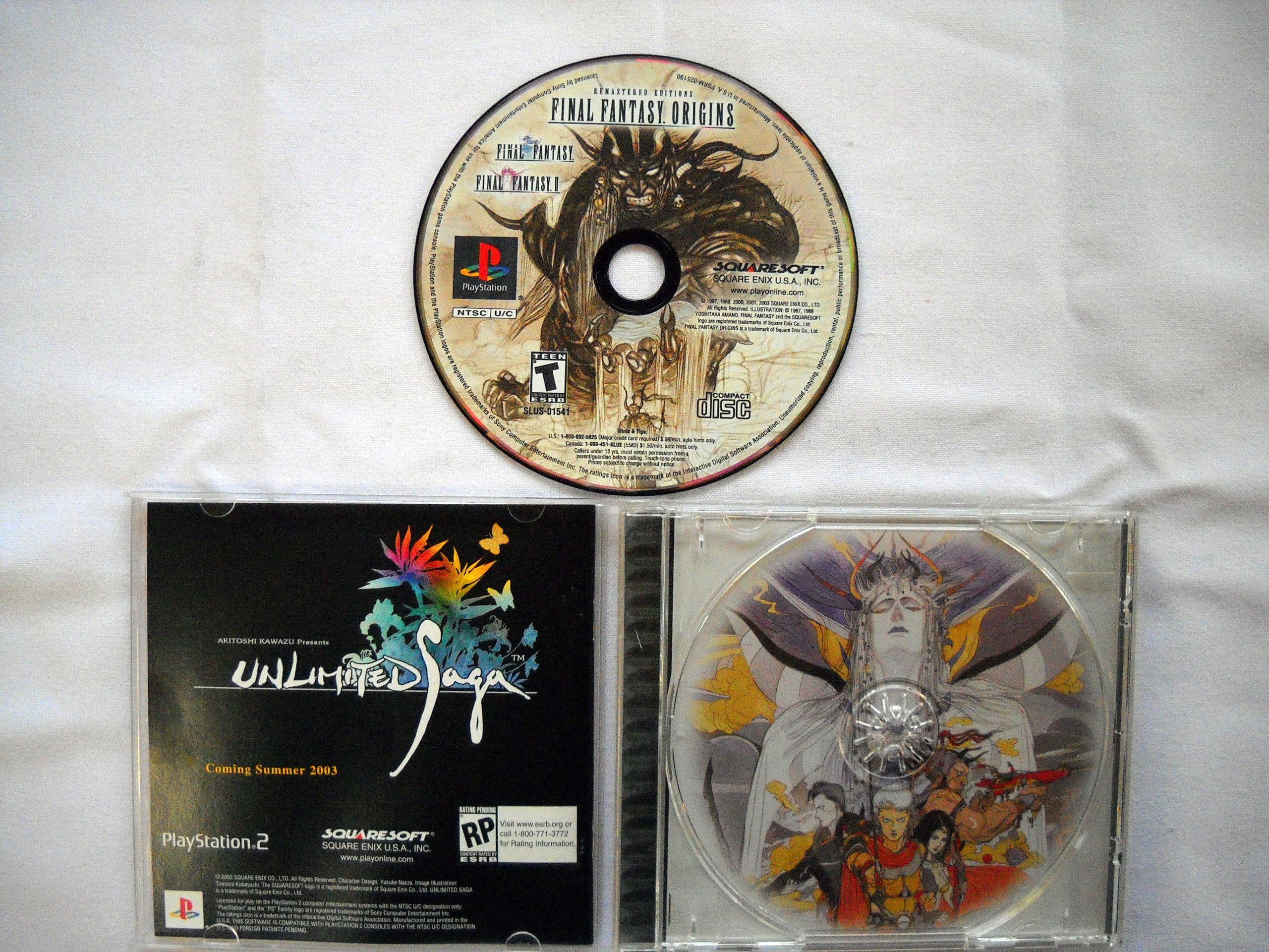 Final Fantasy Origins Final Fantasy I & II Remastered Editions - PlayStation