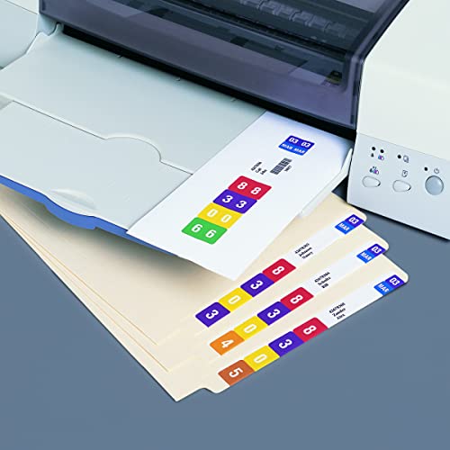 Smead Smartstrip Labels, Refill Pack, End Tab Labels, Ink-Jet Printer (66006)