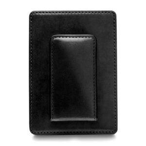 Bosca Men's Wallet, Old Leather Front Pocket Wallet with RFID Blocking, Amber