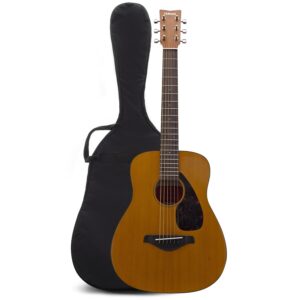 yamaha jr1 fg junior 3/4 size acoustic guitar, natural