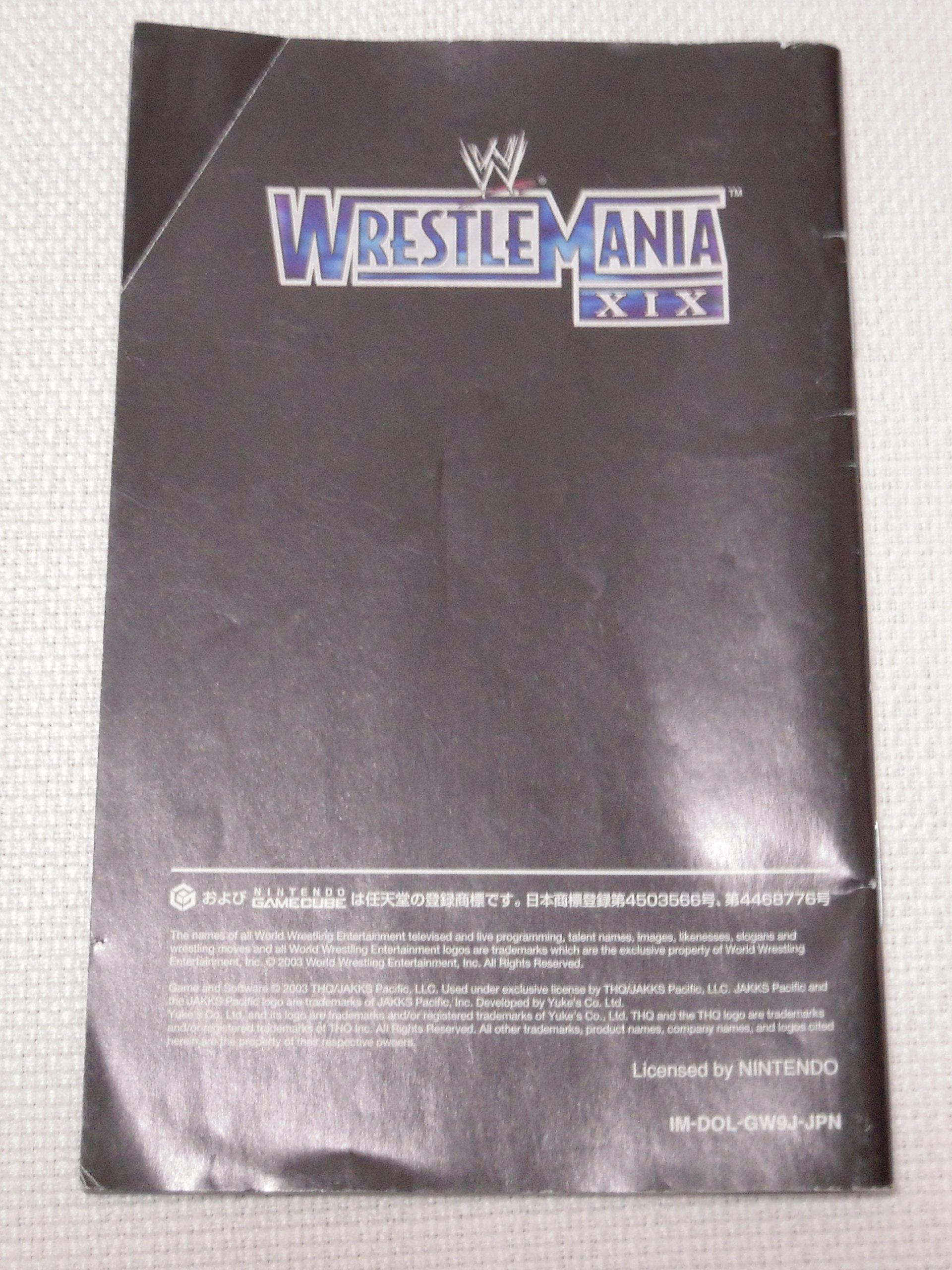 WWE Wrestlemania XIX - GameCube