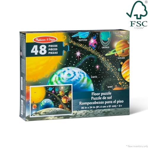 Melissa & Doug Solar System Floor Puzzle (48 pcs, 2 x 3 Feet) - FSC Certified