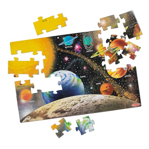 Melissa & Doug Solar System Floor Puzzle (48 pcs, 2 x 3 Feet) - FSC Certified