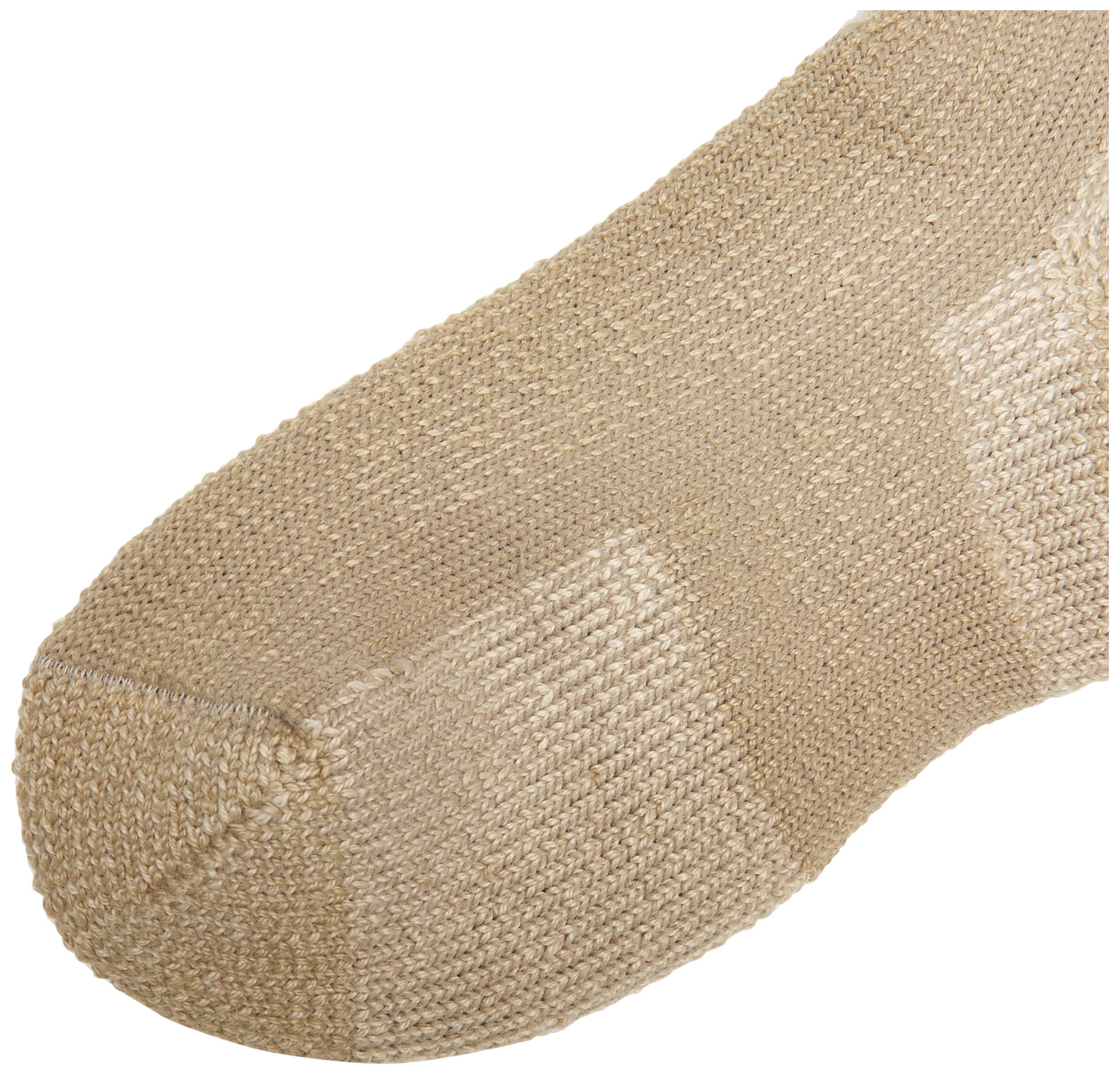 Thorlos Women's KX Hiking Thick Padded Crew Sock, Khaki, Large