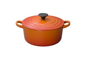 le creuset enameled cast-iron 2-quart round french oven, flame