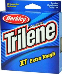 berkley trilene® xt®, clear, 10lb | 4.5kg, 3000yd | 2743m monofilament fishing line, suitable for saltwater and freshwater environments