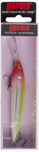 rapala down deep husky jerk 12 fishing lure, 4.75-inch, clown