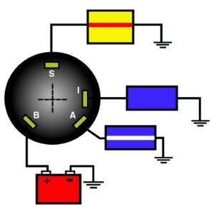 Sierra MP41040, Ignition Switch - 4 Position Conventional