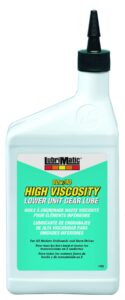 lubrimatic 11552 high viscosity lower unit gear lube - 1 quart