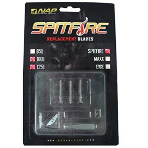 NEW ARCHERY PRODUCTS Spitfire 100/125 Grain Archery Bowhunting Replacement Blades for Spitfire Broadheads - 9 Pack