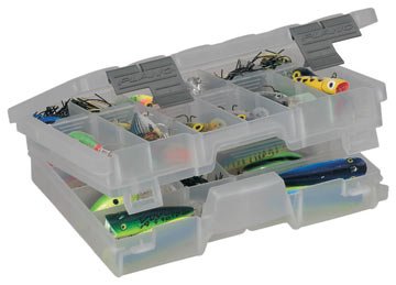 Plano Two Tier Tackle Box (Medium), Transparent (4600-00)