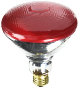 westinghouse 0441000, 100 watt, 120 volt incandescent br38 light bulb-2000 hours, 1 pack, red