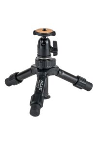 slik mini pro iii table top tripod, 2-section, max 10" - black