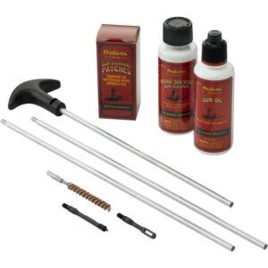 outers .243 through 6.5mm 96219 cleaning kit w aluminum rods/patches/chemicals