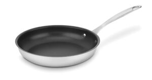 cuisinart 722-24ns chef's classic nonstick stainless 10-inch open skillet