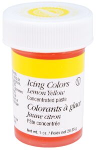 wilton 610-108 1-ounce icing gel, lemon yellow