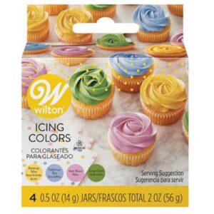 wilton pastel 4-piece icing color set