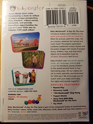 Baby Einstein - Baby MacDonald - A Day on the Farm [DVD]