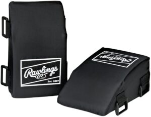 rawlings | catcher's knee savers | baseball/softball | youth | black