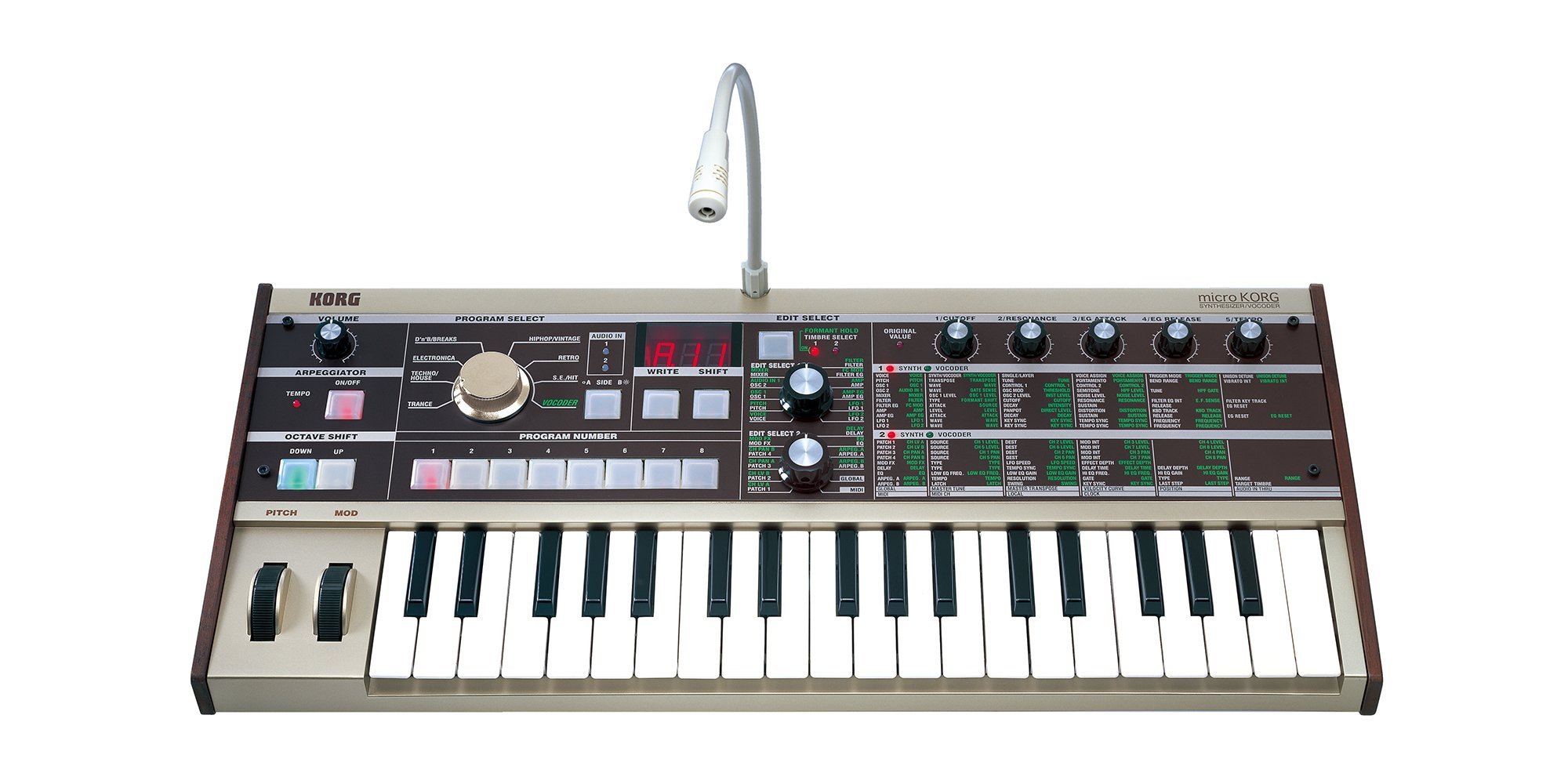 Korg microKorg 37-Key Analog Modeling Synthesizer with Vocoder