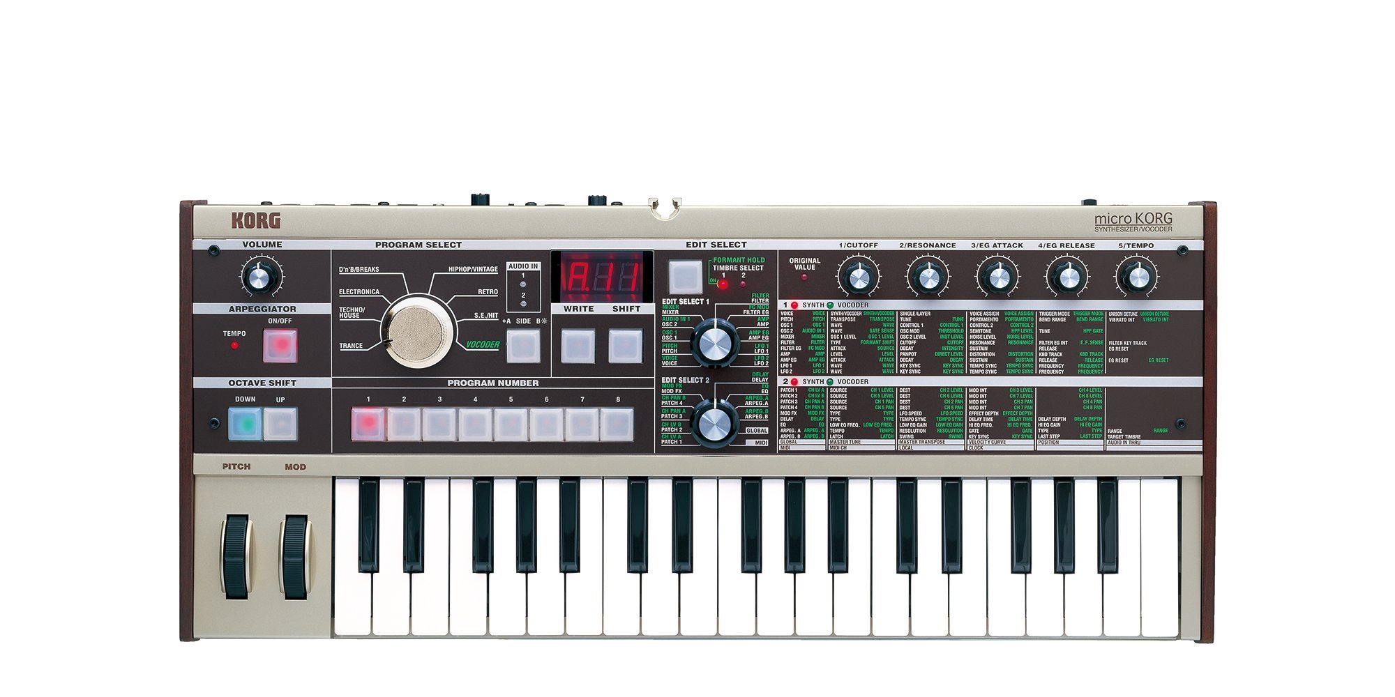 Korg microKorg 37-Key Analog Modeling Synthesizer with Vocoder