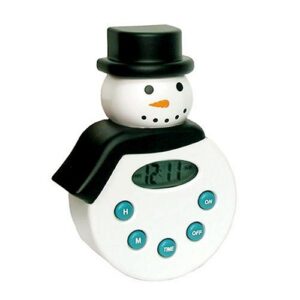 ingraham snowman novelty timer