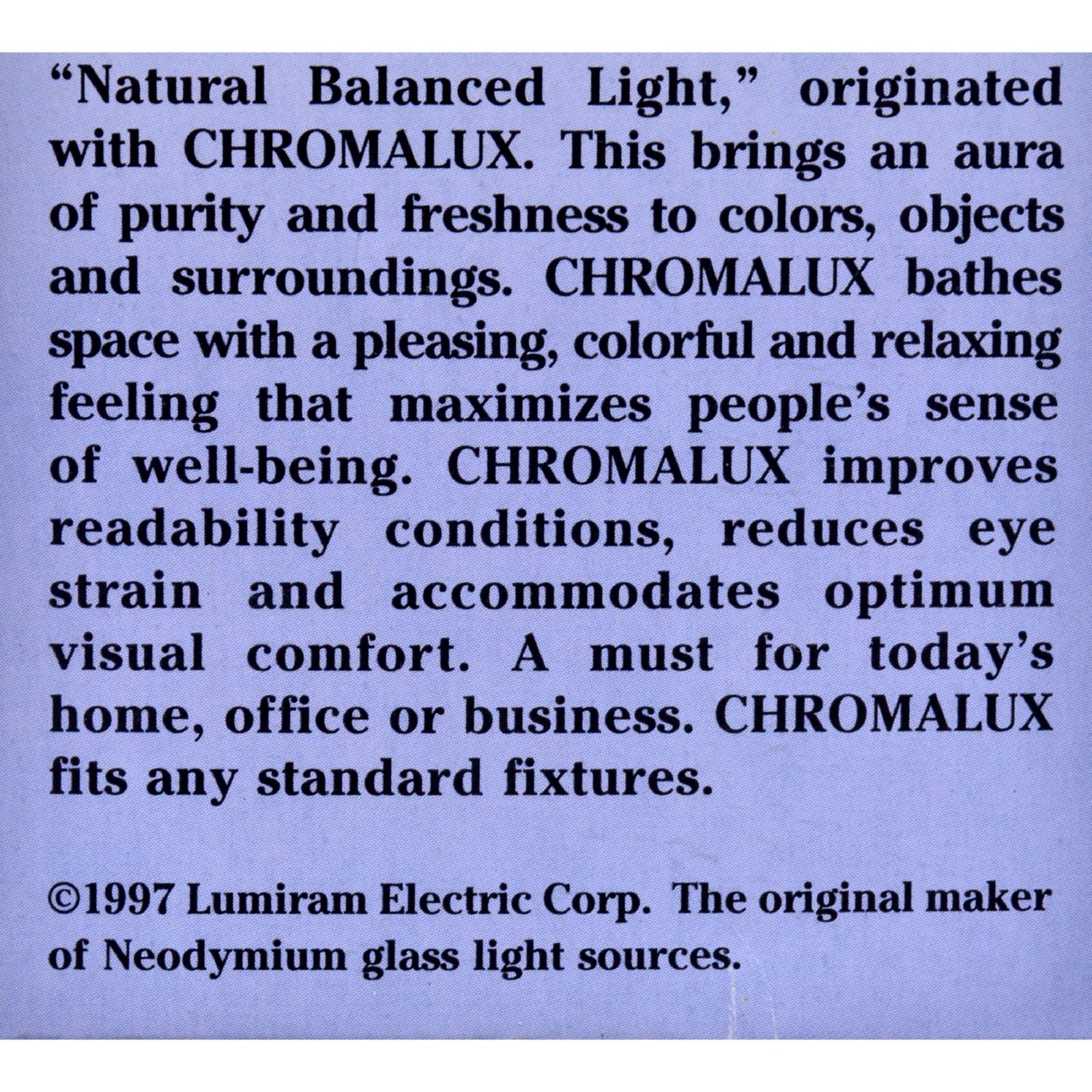 Chromalux Lumiram Full Spectrum 3 Way 50/100/150 Watts Frosted Light Bulb