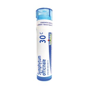 boiron symphytum officinale 30c, 80 pellets, homeopathic medicine for bone trauma