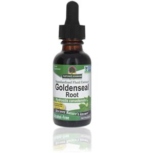 nature's answer goldenseal root | herbal supplement | supports a healthy immune system | gluten-free & alcohol-free 1oz