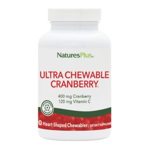 nature's plus - ultra chewable-cranberry w/vit c, 200 mg, 90 chewable tablets