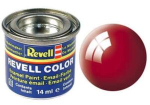 revell enamels 14ml fiery red gloss paint