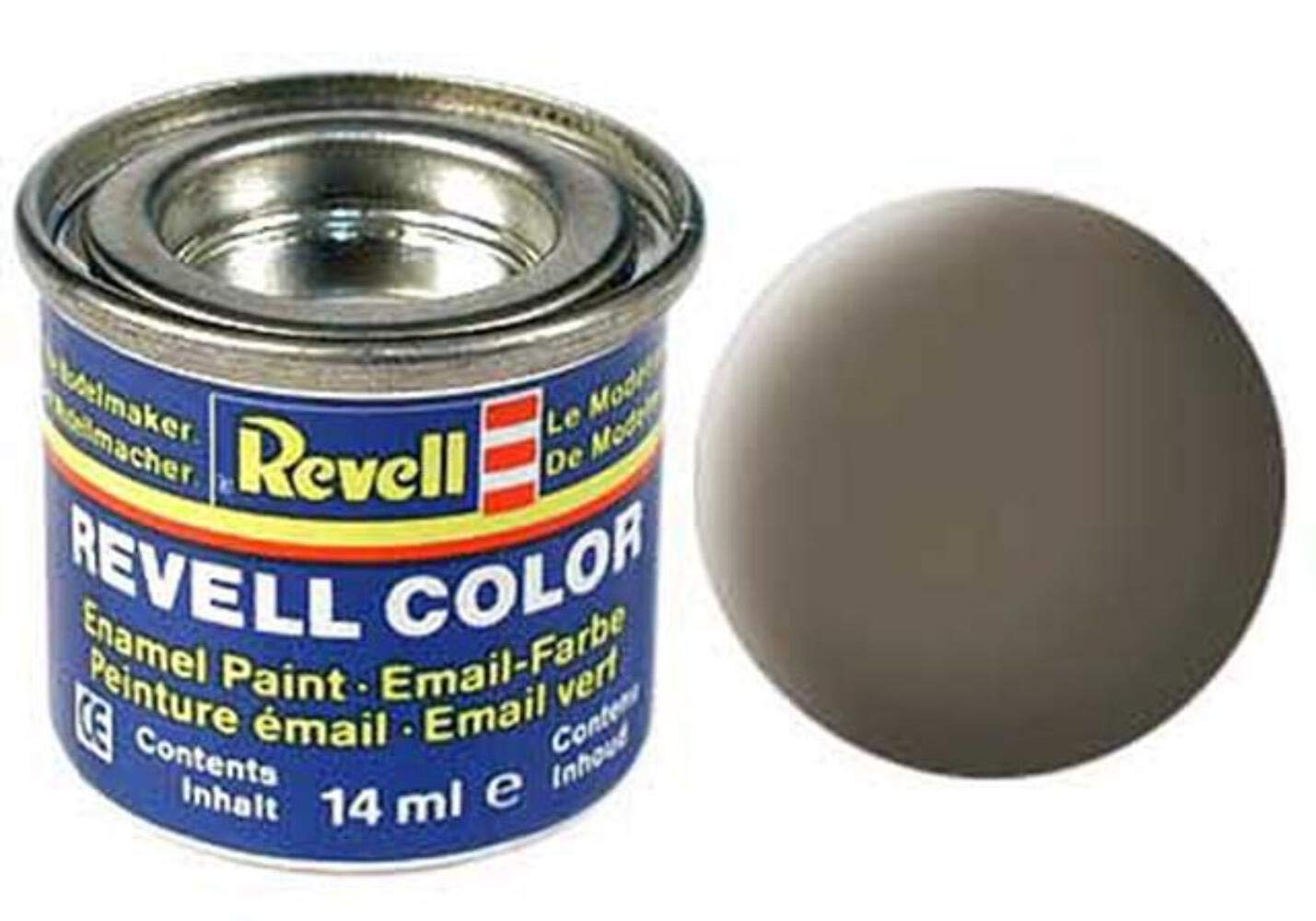 Revell Enamels 14ml Olive Brown Matt Paint