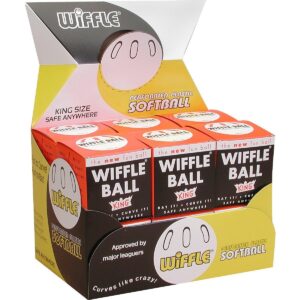 wiffle case of (12) softball sized balls from