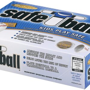 Markwort Safe-T-Ball Baseball, White, 9-Inch (Dozen)