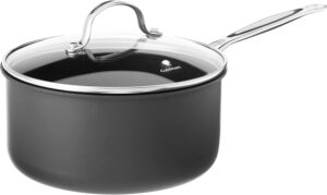 cuisinart 6193-20 chef's classic non-stick 3-quart nonstick-hard-anodized, saucepan w/cover