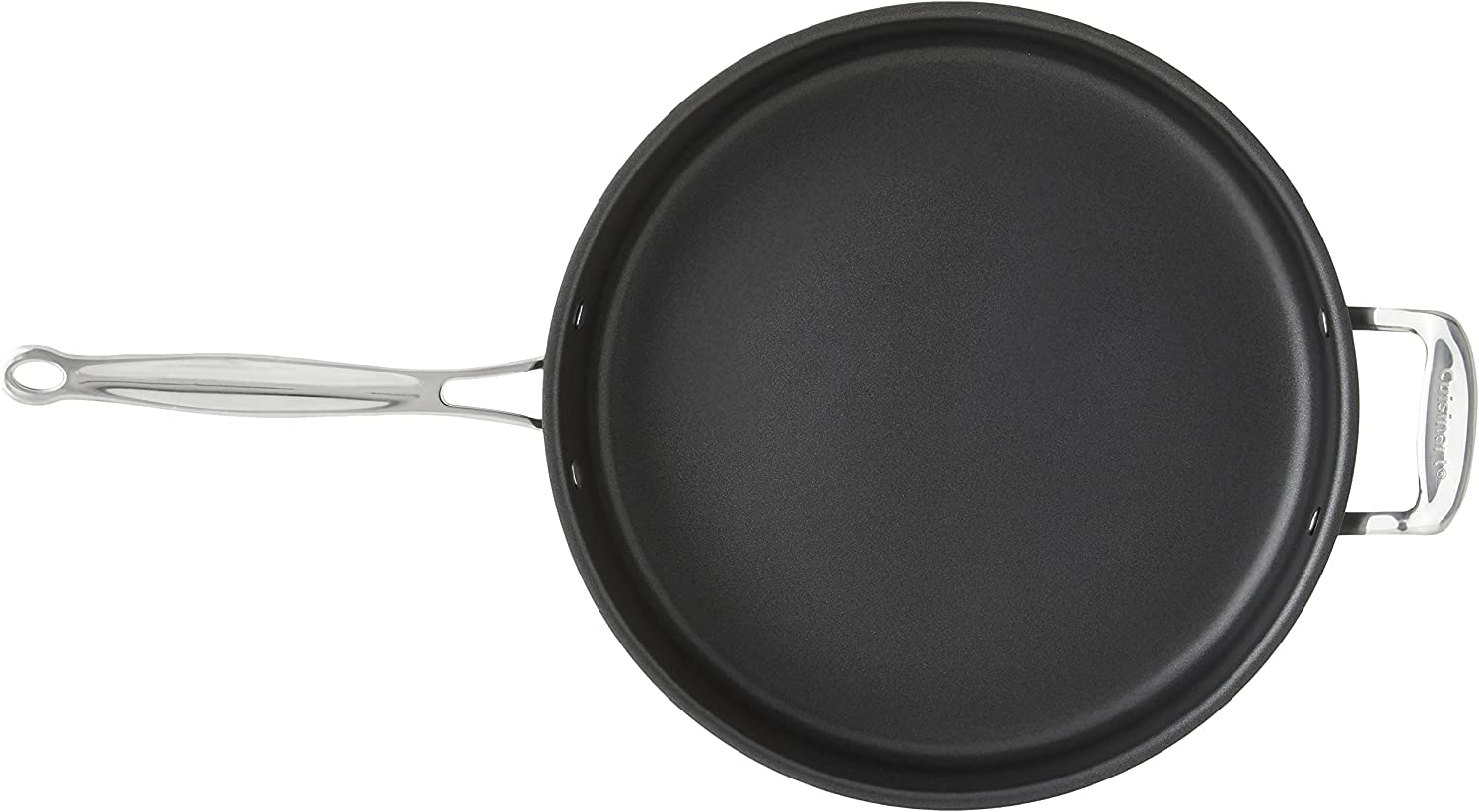 Cuisinart 633-30HP1 Chef's Classic 5.5-Quart Saute Pan Nonstick-Hard-Anodized, Black