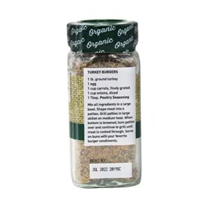 The Spice Hunter Poultry Seasoning, Organic, 1.1-Ounce Jar