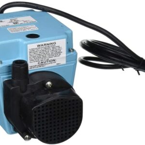 Little Giant 3E-12N, 115-Volt, 1/15 HP 500 GPH Oil-filled Direct Drive In-Line or Submersible Pump with 6-ft. Cord, Blue, 503103