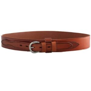 bianchi b4 ranger™ belt, 1.75" width, plain tan finish, brass buckle, sz40