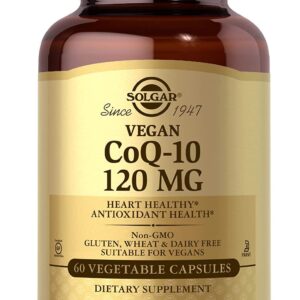 Solgar – Vegetarian CoQ-10 120mg, 60 Vegetable Capsules