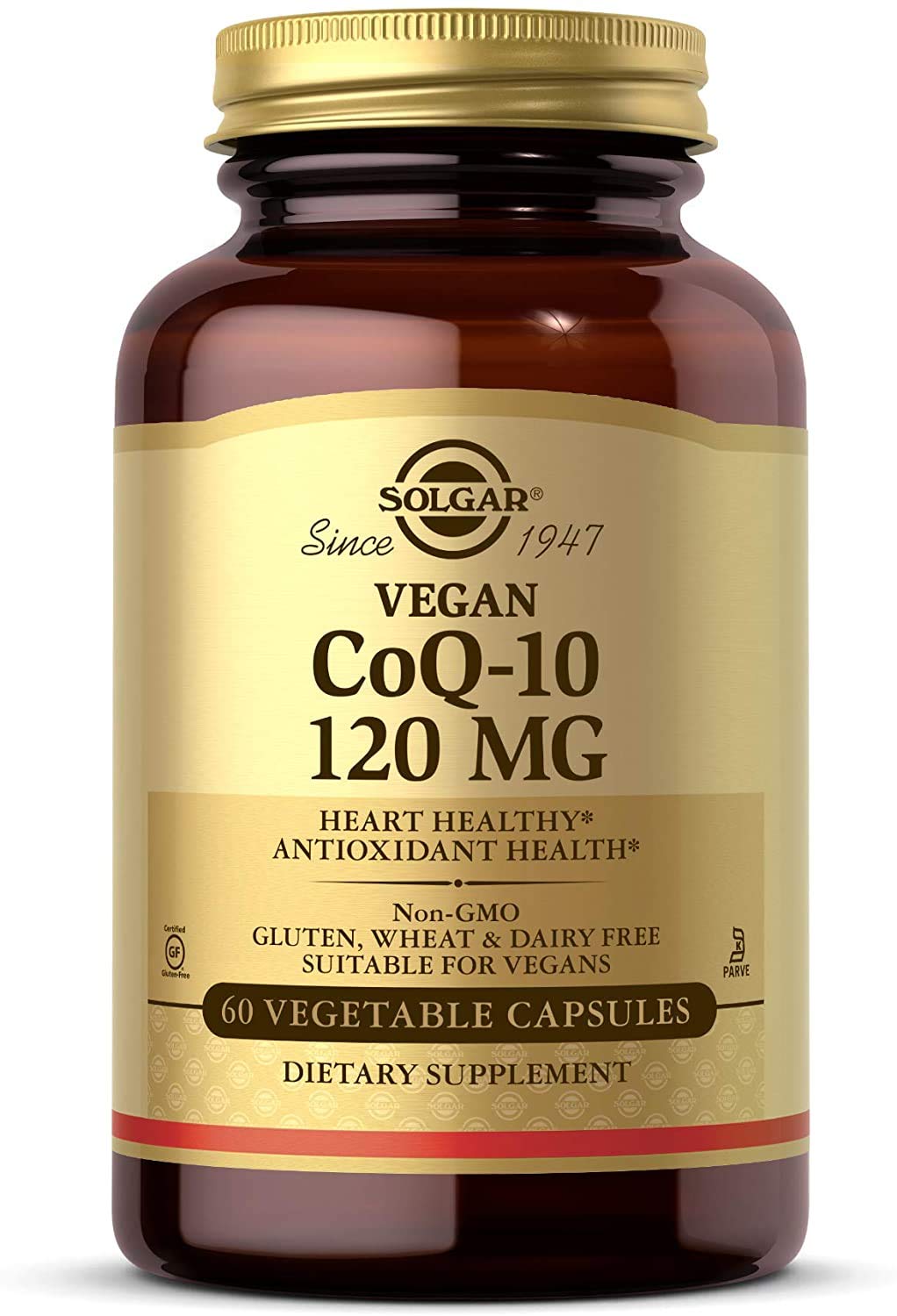 Solgar – Vegetarian CoQ-10 120mg, 60 Vegetable Capsules