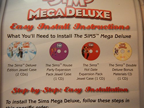 The Sims Mega Deluxe (The Sims / House Party / Livin' Large / Hot Date)