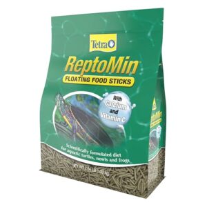 tetra reptomin floating food sticks, food for aquatic turtles, newts and frogs, 2.65 lbs