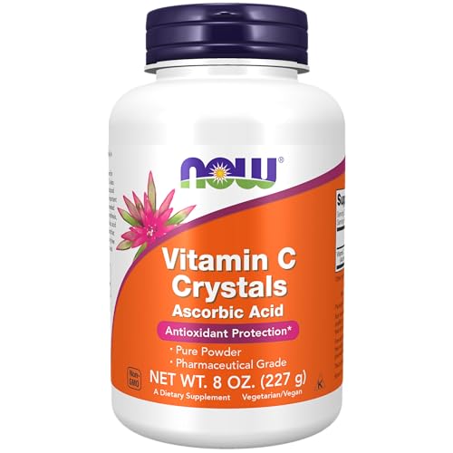 NOW Supplements, Vitamin C Crystals (Ascorbic Acid) Powder , Antioxidant Protection*, 8-Ounce