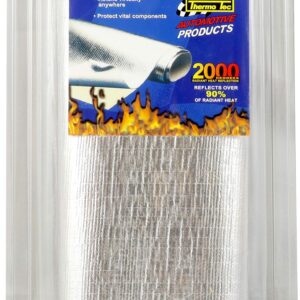 Thermo-Tec 13575 Adhesive Backed Aluminized Heat Barrier, 12" x 24"