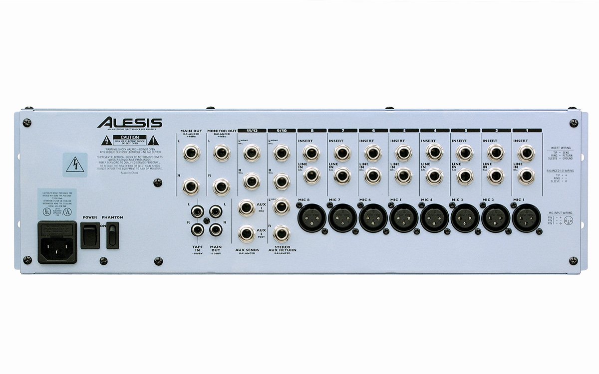 Alesis MultiMix 12R | 12-channel Mixer & Microphone Preamplifier in 3U Rack