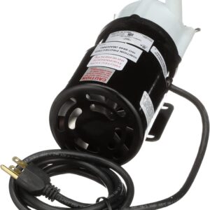 Little Giant 115 Volt, 1/12 HP, 750 GPH 3-MD-SC Semi-Corrosive Chemical Magnetic Drive Pump, 6-Foot Cord with Plug, Black/White, 581503