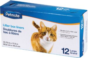 petmate doskocil 21529003: litter liner, lg 12ct