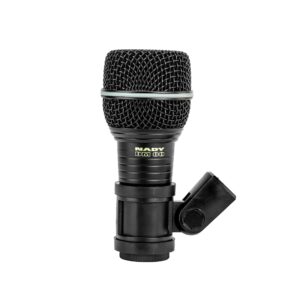 nady dm-80 dynamic neodymium cardioid drum microphone, 30hz-15khz frequency response